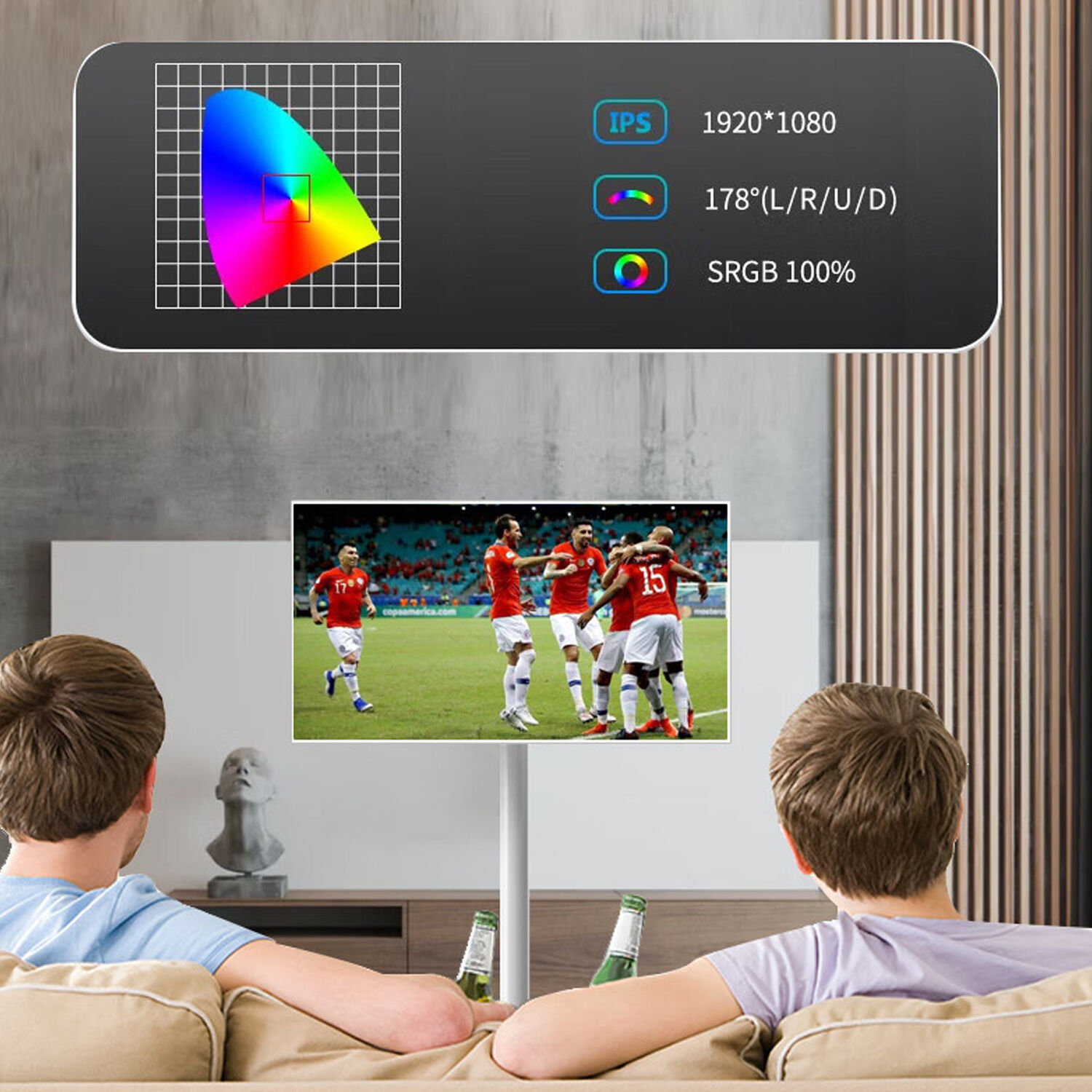 22 Inch Portable Smart Tv With Touchscreen Standbyme Android Pc Mirror ...