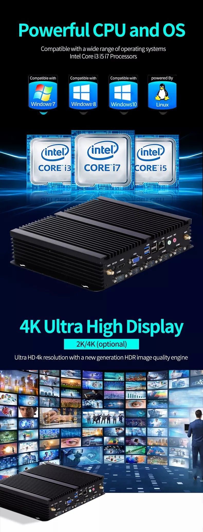 New Mini S Intel N5095 8g 256g Mini Pc Wins10 Os Sata Ssd Storage ...