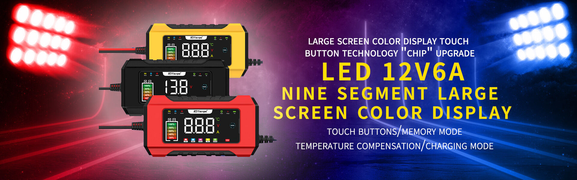 Buy China Wholesale Competitive Price Led Touch Screen Battery Charger ...