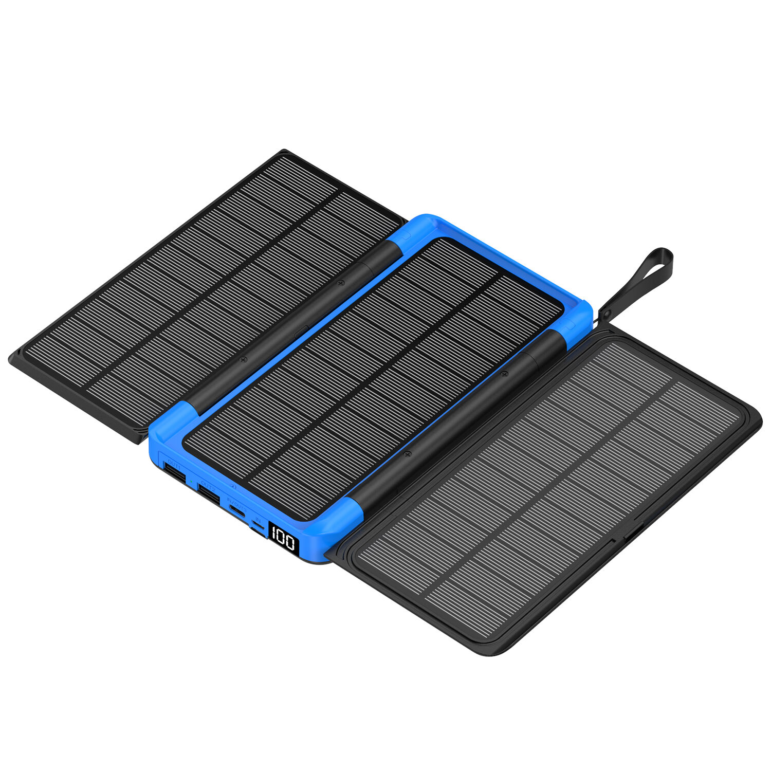 Solar Charger Power Bank 20000mah Portable Solar Phone Charger, Qc3.0 ...