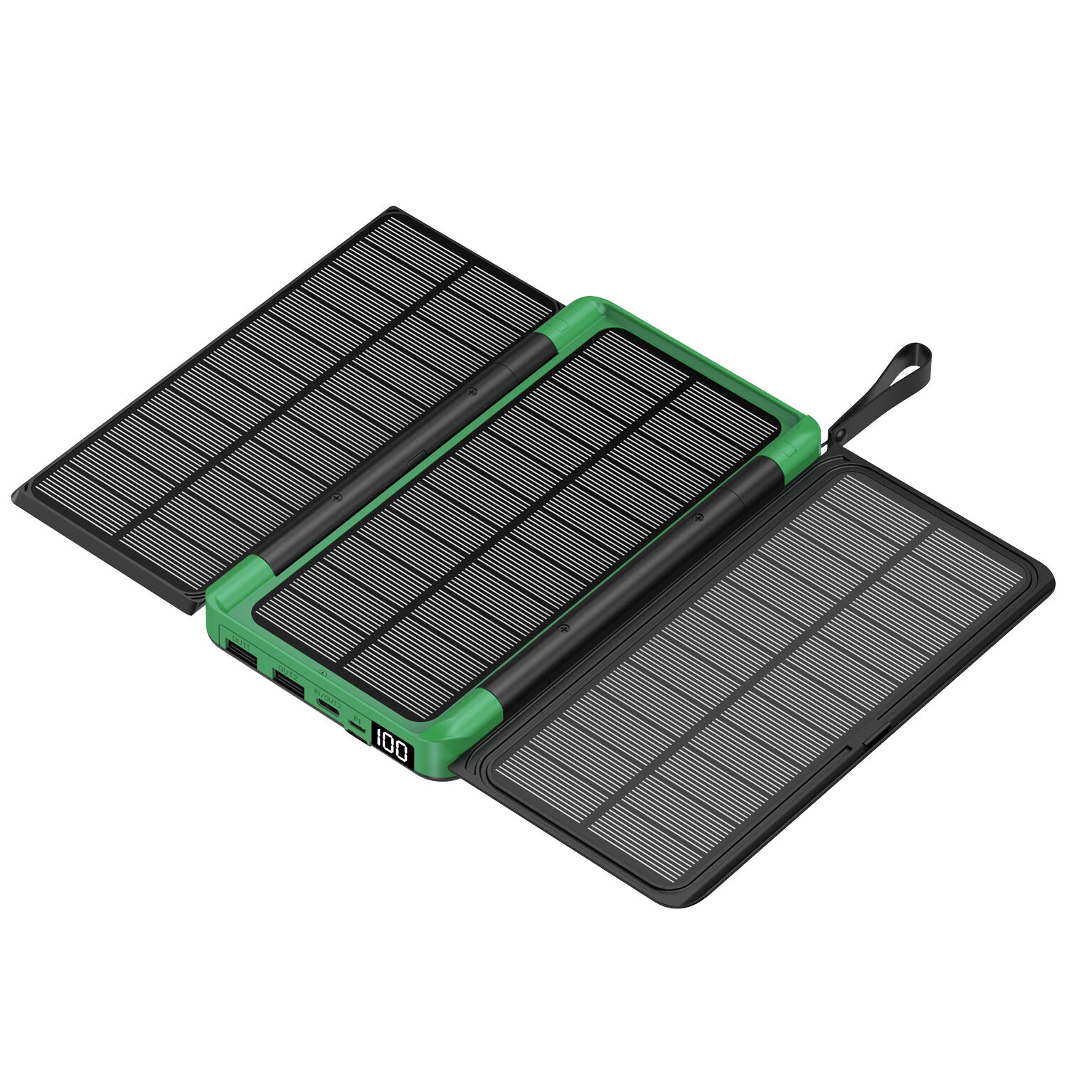 Solar Charger Power Bank 20000mah Portable Solar Phone Charger, Qc3.0 ...
