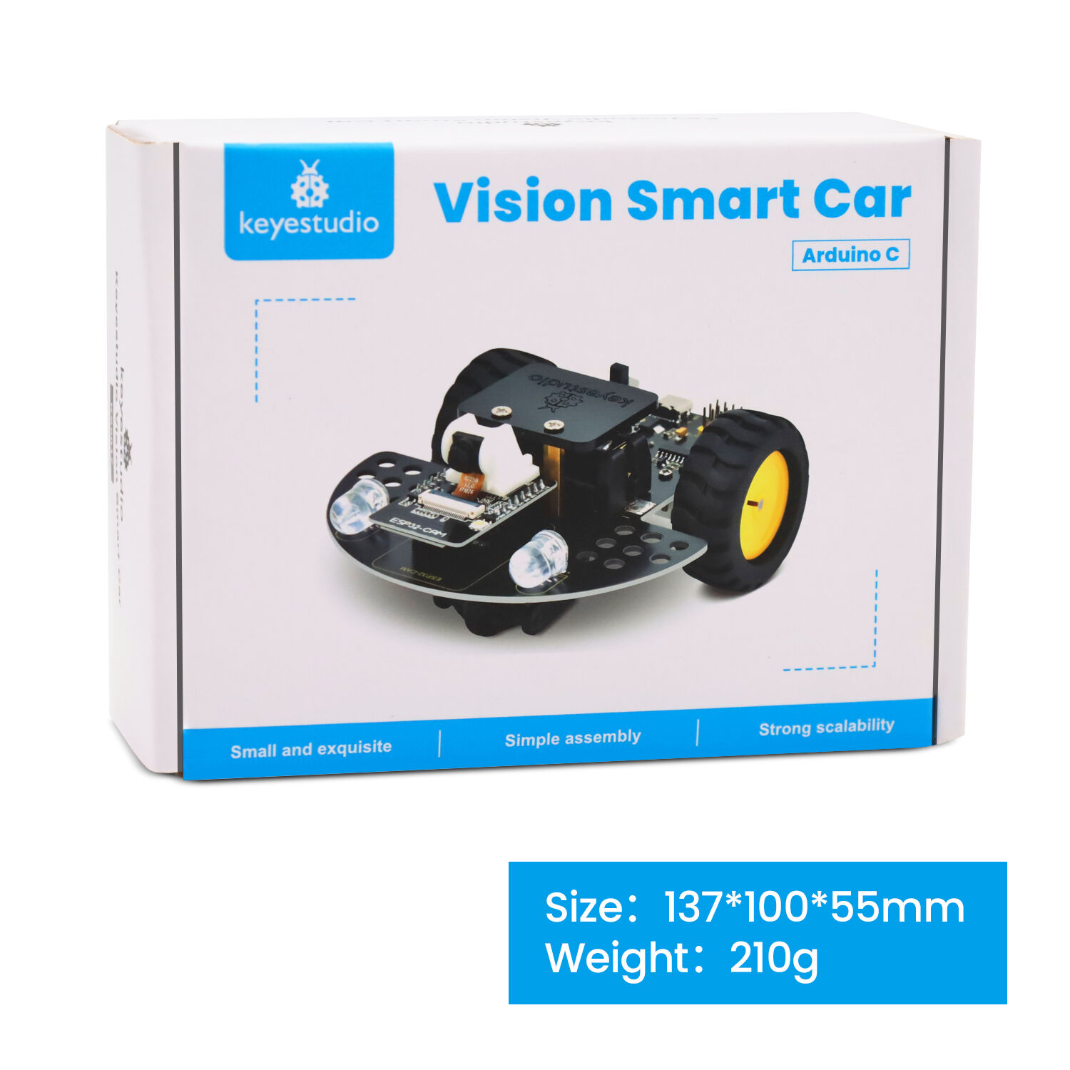 Keyestudio Esp32-cam Vision Smart Car For Arduino Robot Kit - China Wholesale Esp32 Kit $21.1 ...