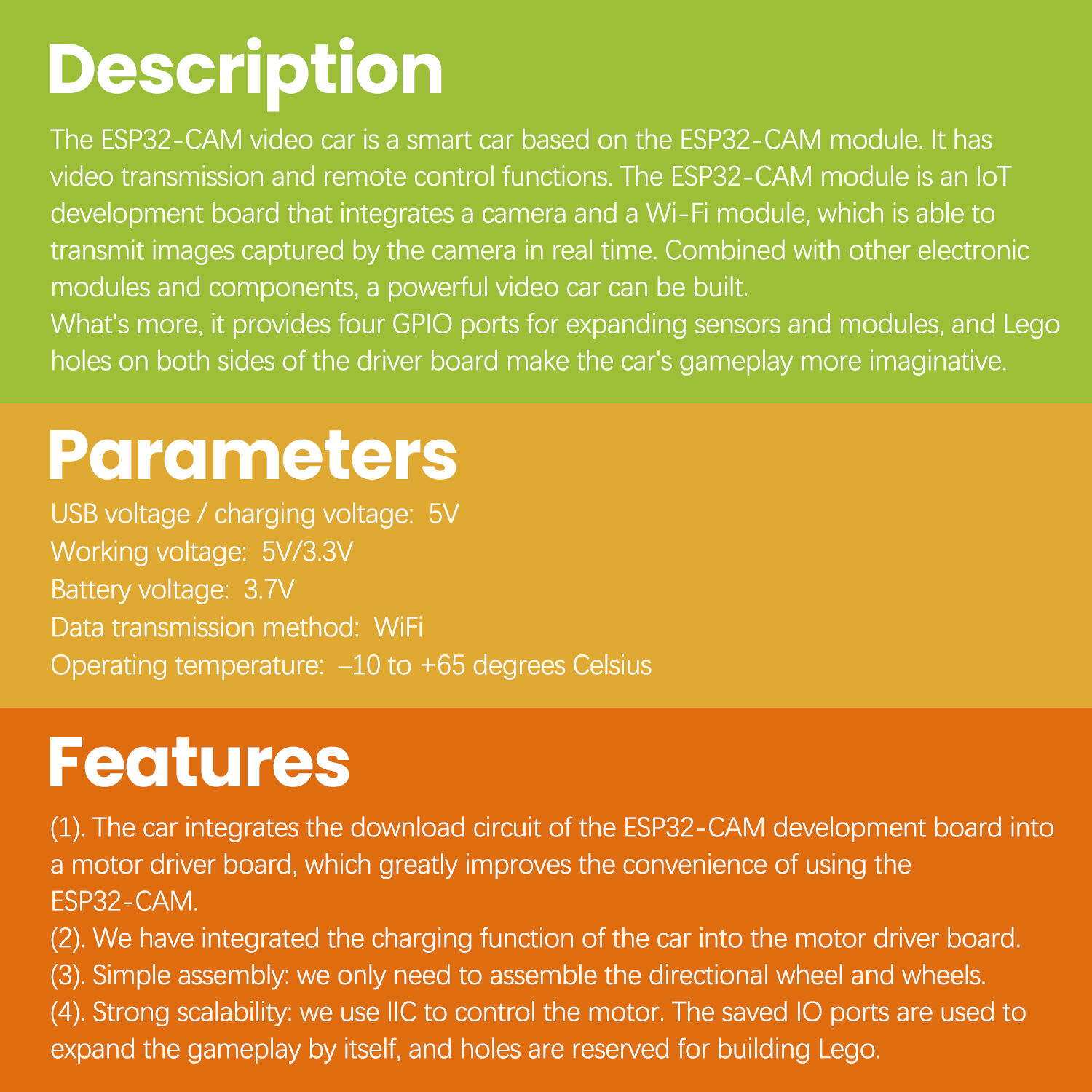 Keyestudio Esp32-cam Vision Smart Car For Arduino Robot Kit - China ...