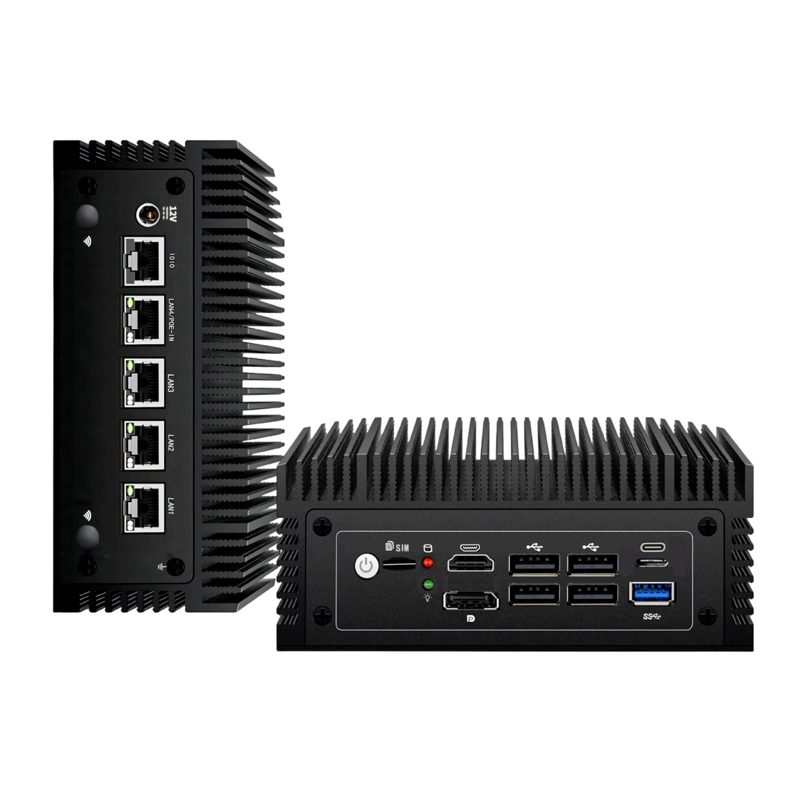 N100 Poe ++ Industrial Pc Micro Firewall Appliance,4x2.5g Lan Network ...