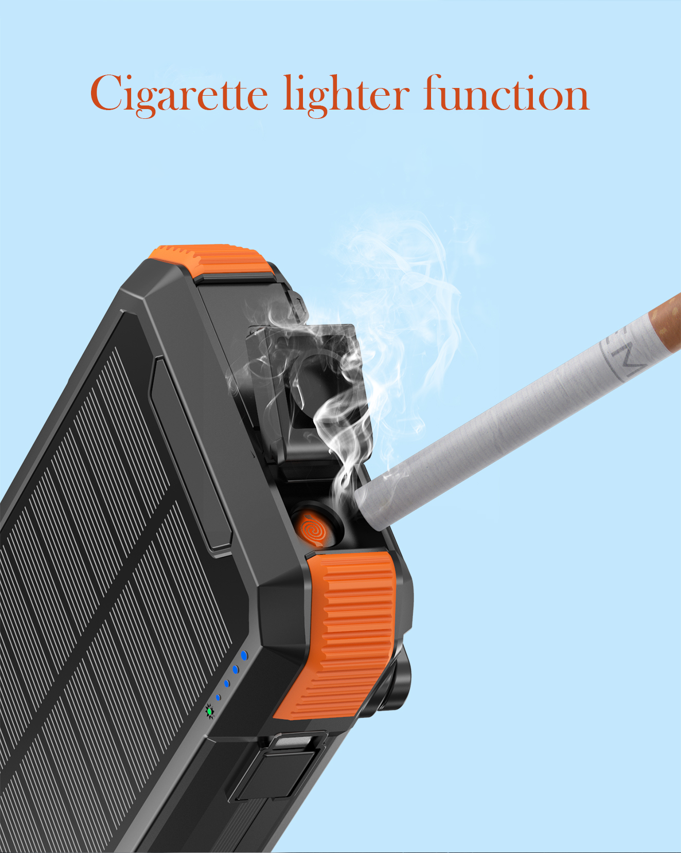 Solar Charger Power Bank 20000mah, Fast Charging Solar Powered Battery ...