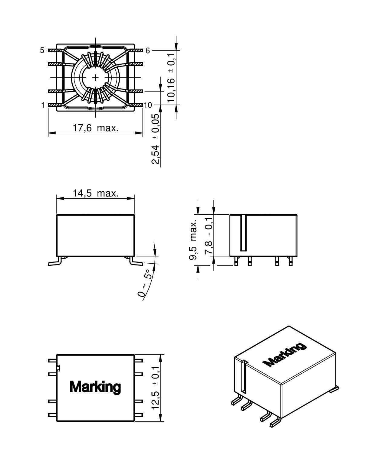 Fks Wholesale Ucf Smt Common Mode Line Filter 744290121 For Dc Power ...