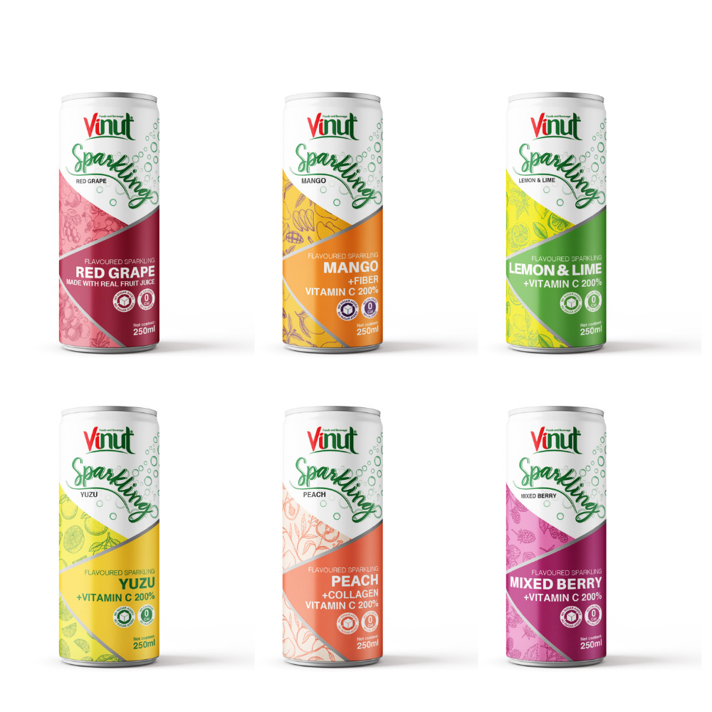 Carbonated Drink 250ml Mixed Berry Fruit Juice Flavored Sparkling No Sugar Free Sample ...