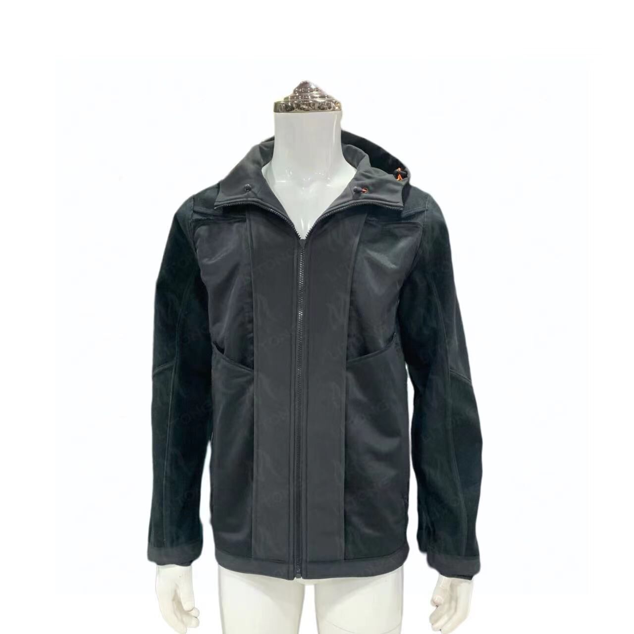 Working Uniform Contrast Color Zipper Softshell Jackets For Outdoor, Outer Jacket, Soft Shell ...