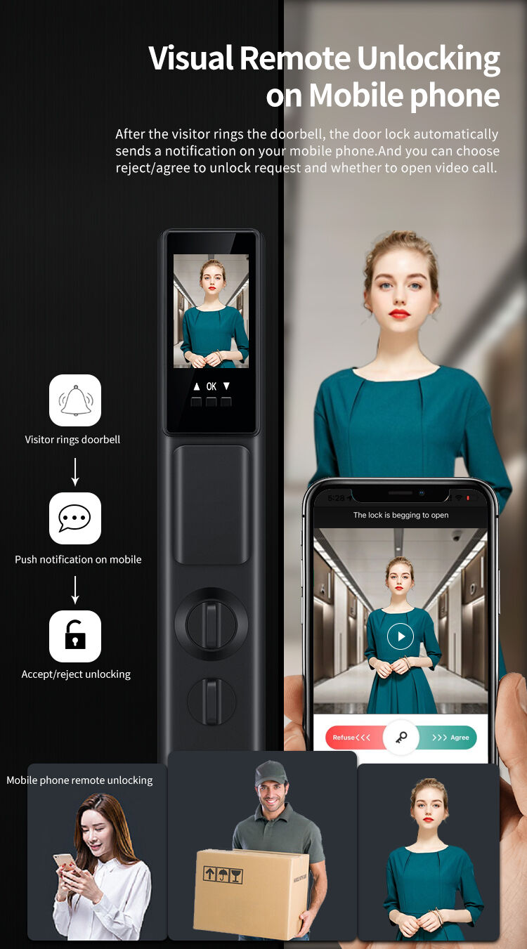 Smart Lock Factory Face Recognition Door Lock Automatic Locking With ...