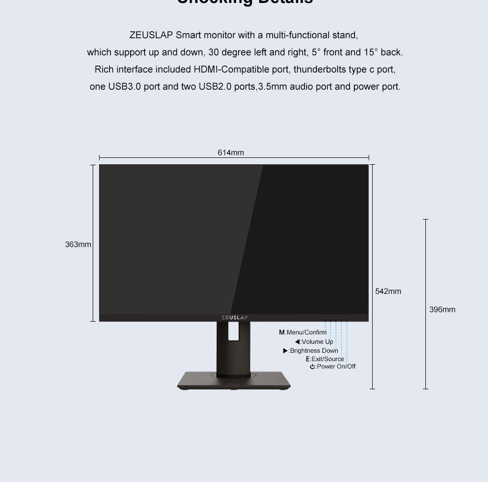 Oem 21.5 22 24 27 32 Inch Pc Led Gamer Borderless Display Monitors ...