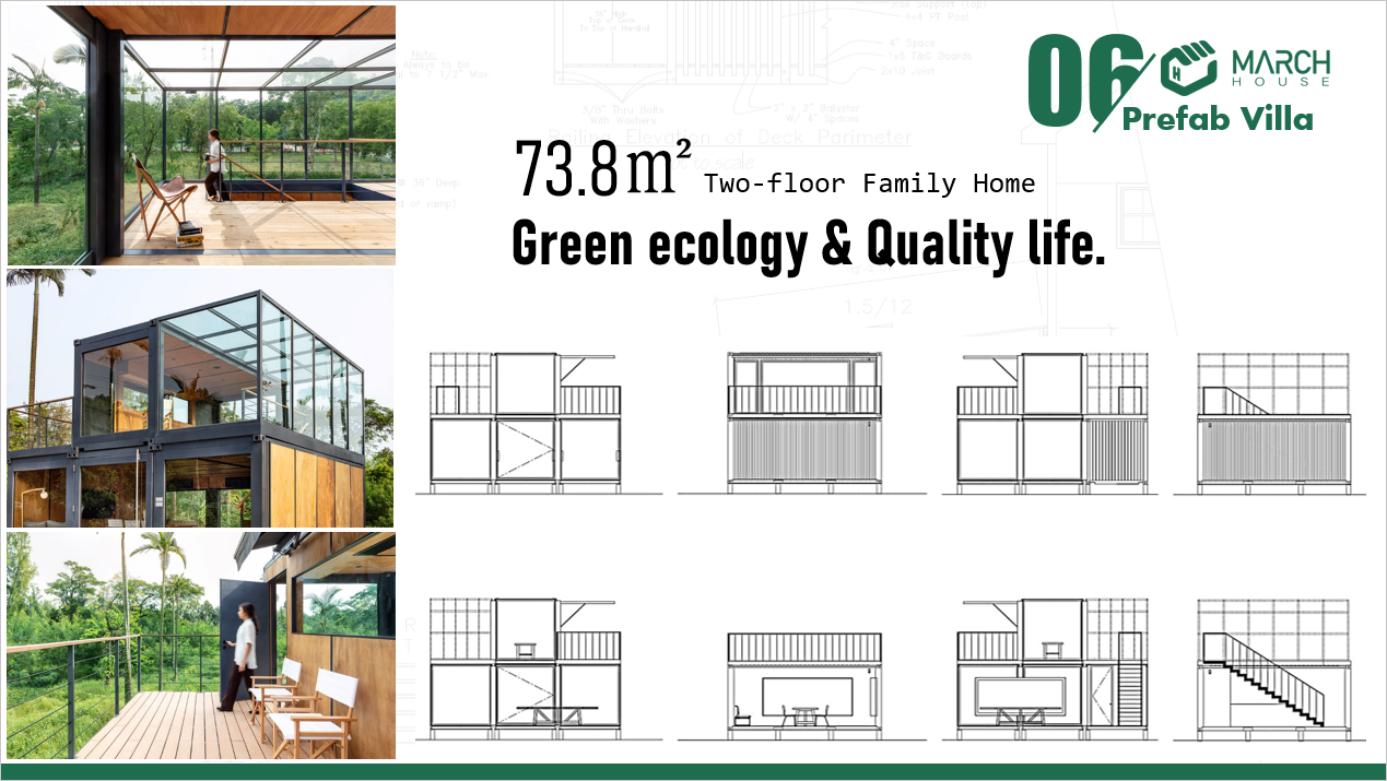 Luxury A Frame Low Rise Villa Heat Insulated Modular Home Prefab Tiny ...