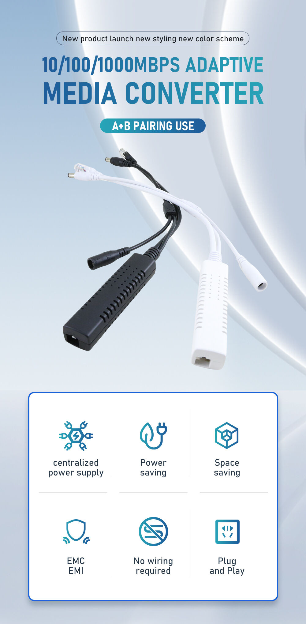 New Arrival 100m 1000m Adaptive Small Wifi Switch Online Micro Media ...