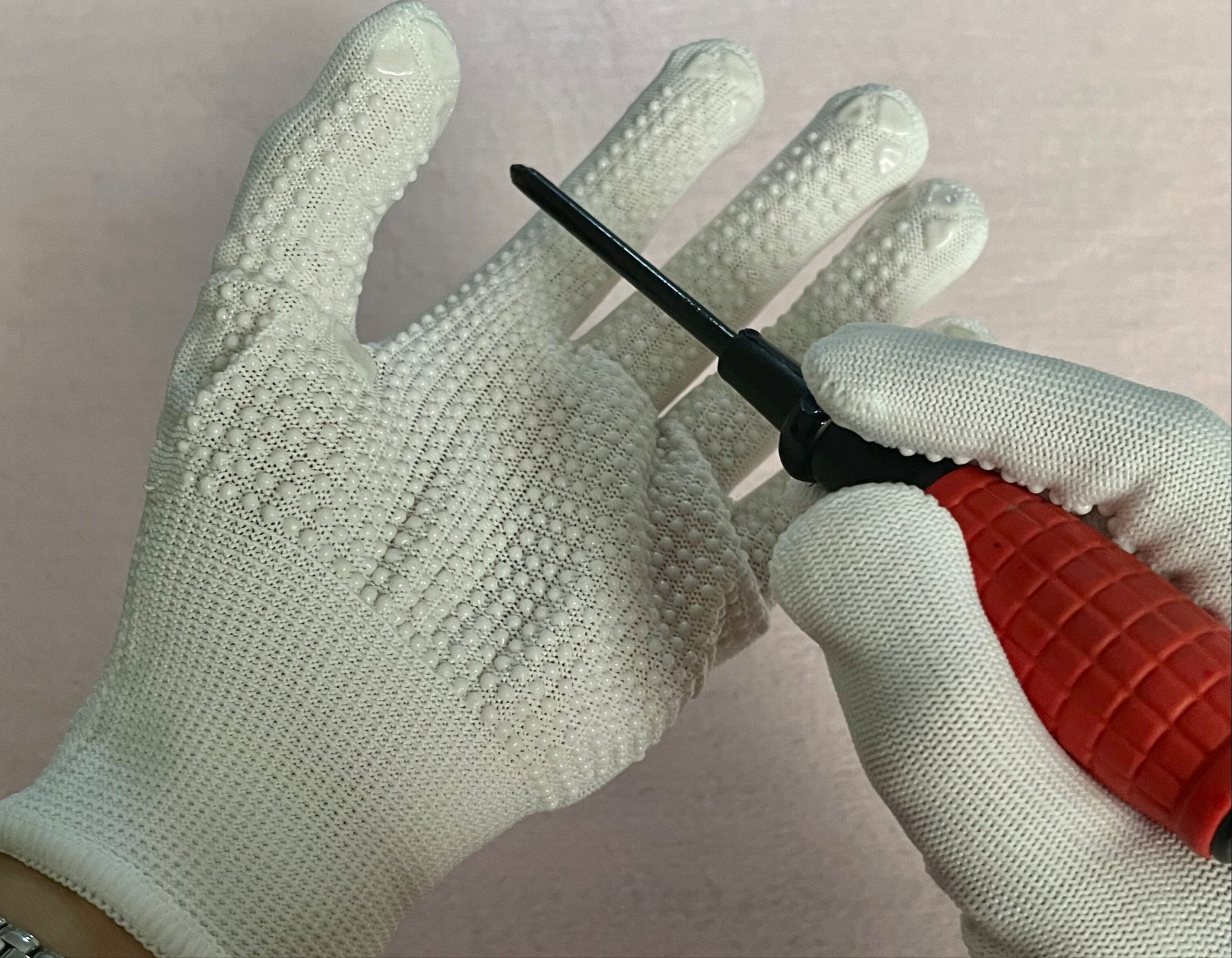 13g Polyester Seamless Knitted Liner, Safety Glove With Pvc Dots,2024 ...