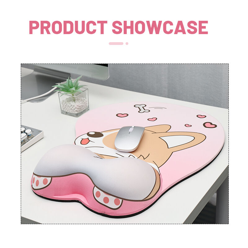 Buy Wholesale China Ergonomic Pink Mouse Pad With Wrist Support Non ...