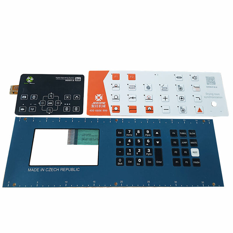 Pcb Membrane Switch Keypad With Embossed Metal Dome And Led - Expore ...