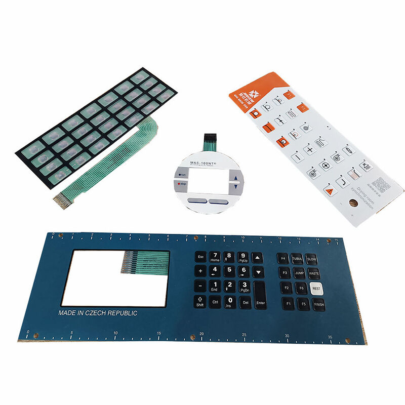Good Service Pcb Membrane Switch Keypad With Embossed Metal Dome And ...