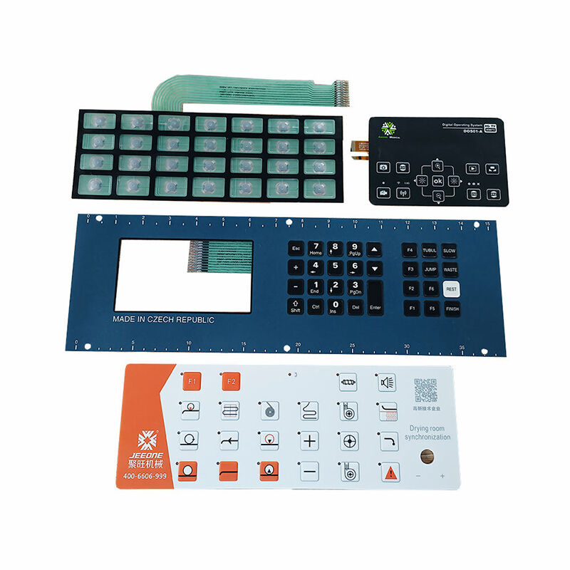 Good Service Pcb Membrane Switch Keypad With Embossed Metal Dome And ...