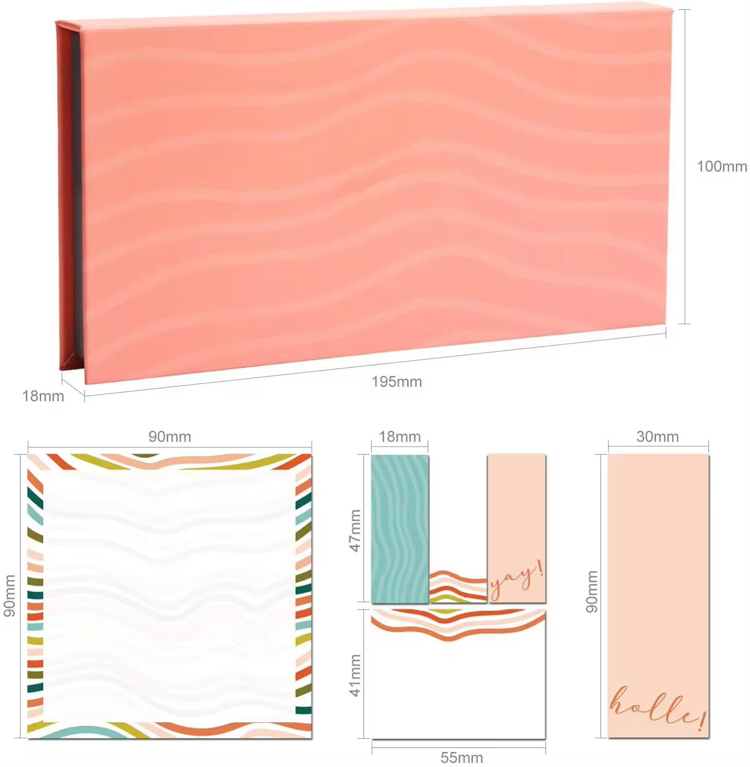 Bulk Buy China Wholesale Oem Office Sticky Note Gift Set Customized ...