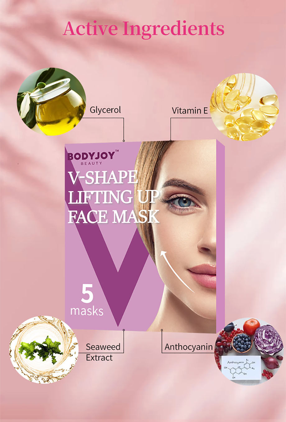 V Up Line Double Chin Reducer Contour Tightening Firming Contour Face ...