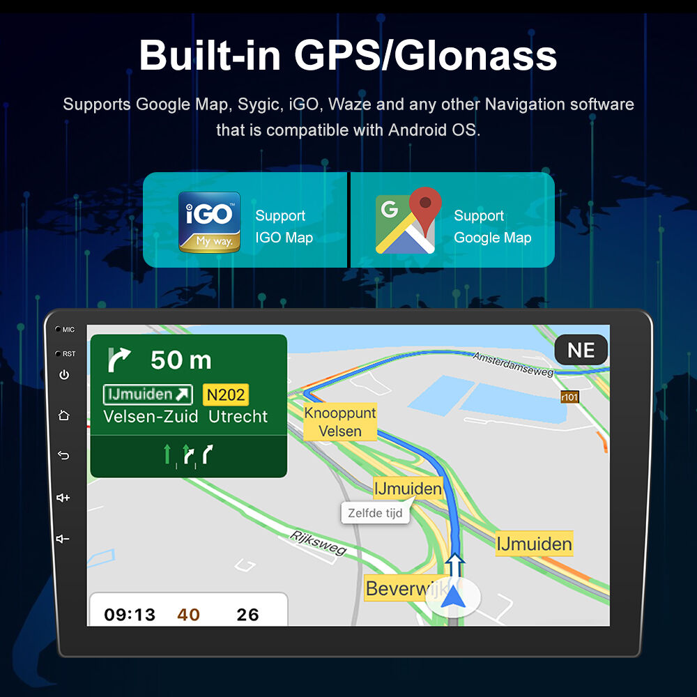 Podofo Android Car Stereo 6+128g 9 Inch 8 Core Carplay/android Auto Gps ...