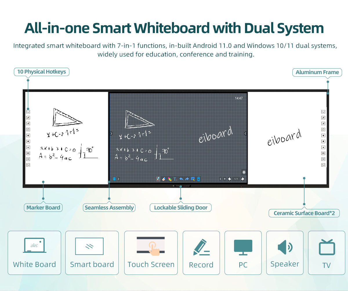 Best Quality Touch Screen Interactive Dual System Android Windows (4k ...