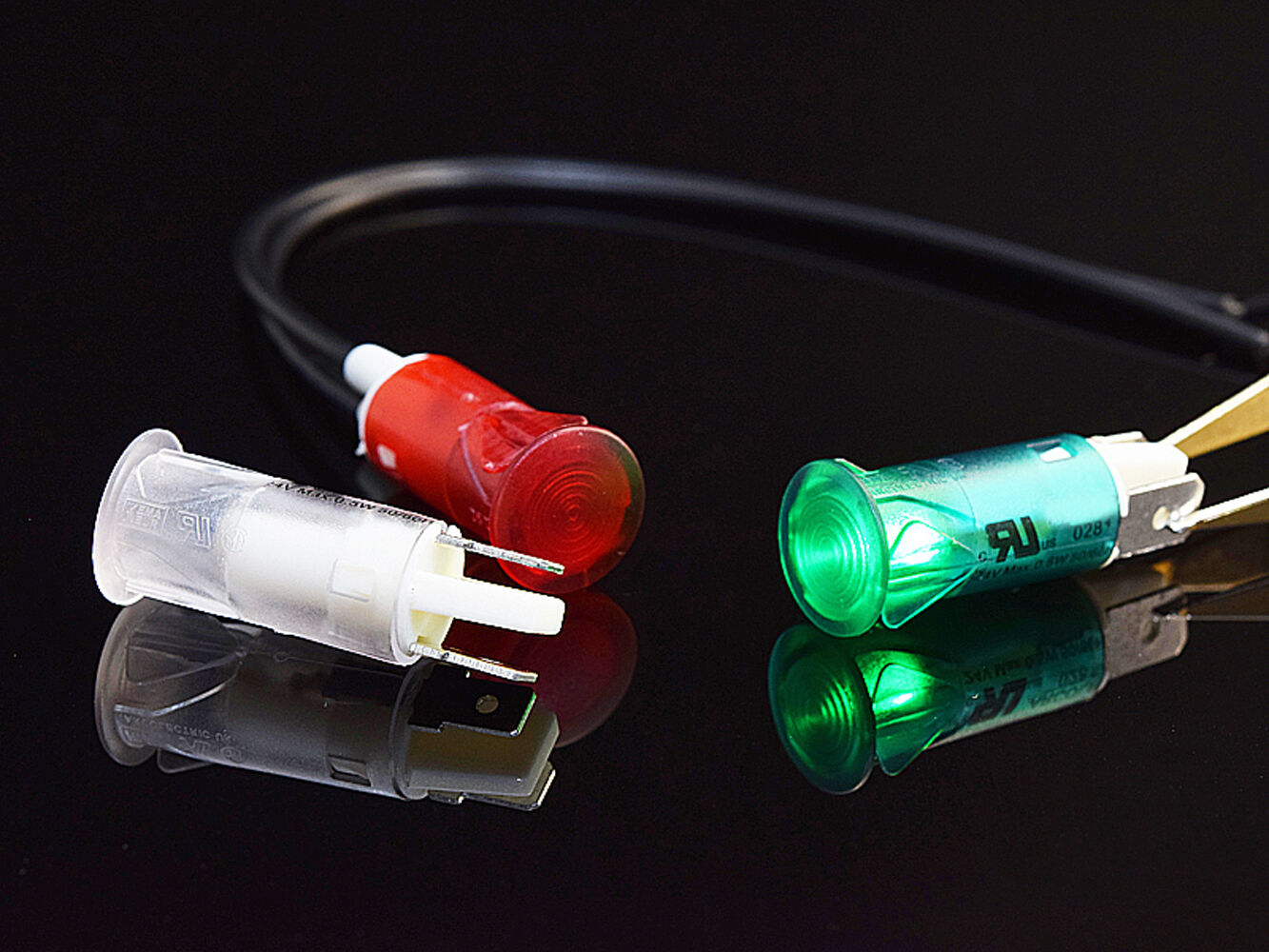 0281 Series ø12mm Mini Round Indicators With Led Or Neon Illumination ...