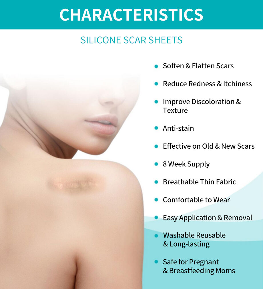 High Quality Silicone Brown Scar Strips Gel Sheets Roll Scar Tape For ...