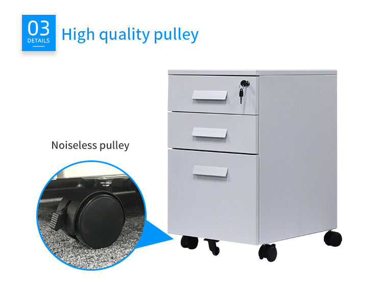 Excellent Quality Low Price School Company Office Movable 3 Drawer ...