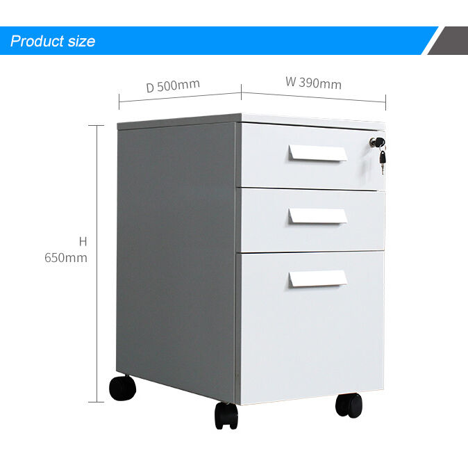 Excellent Quality Low Price School Company Office Movable 3 Drawer ...