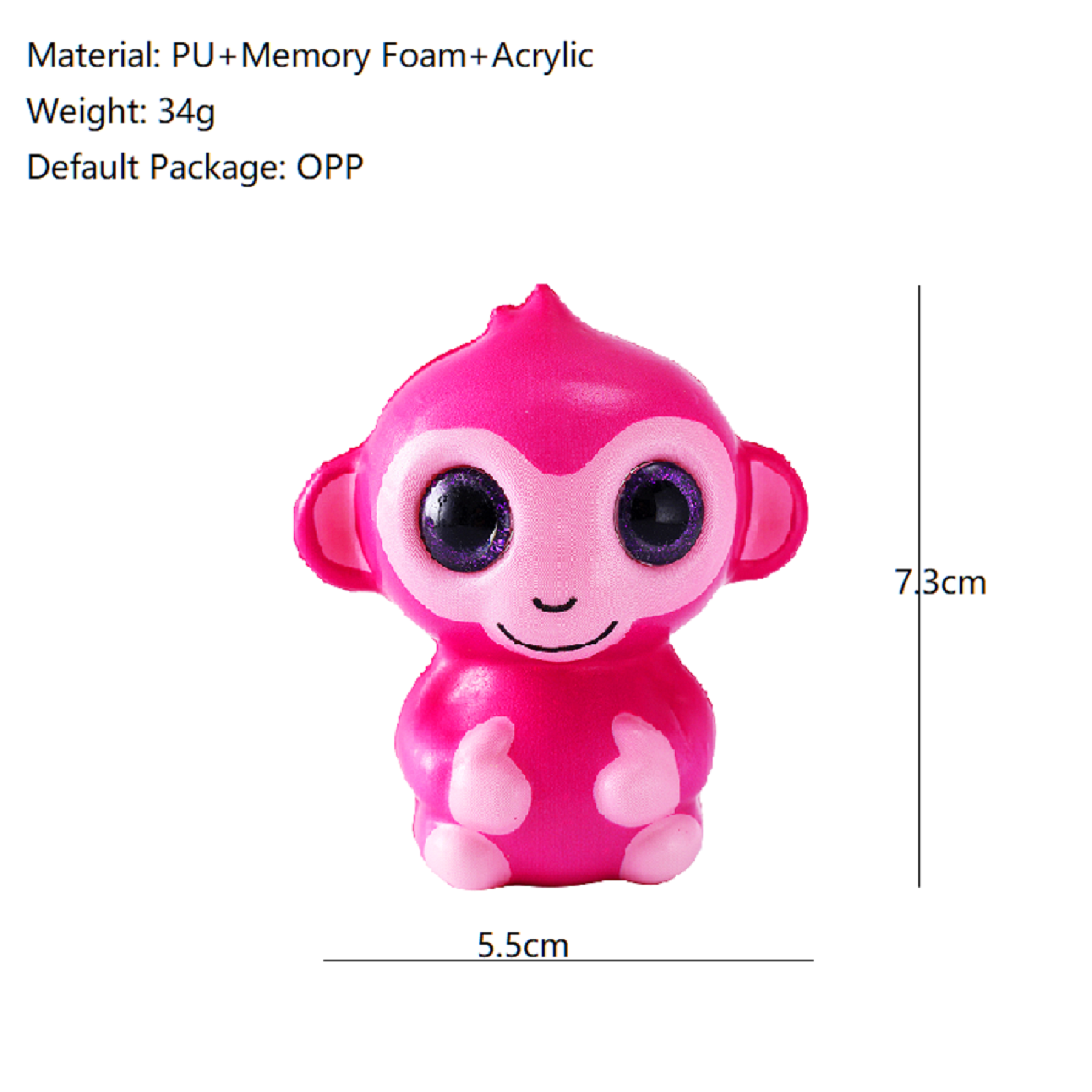 Buy China Wholesale New Glitter Eyes Slow Rising Pu Squishy Stress ...