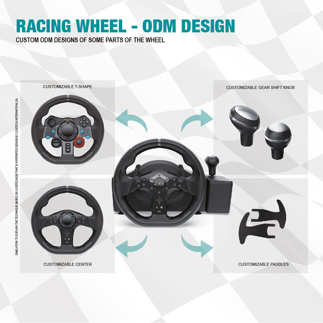 V22-c Universal Gaming Racing Steering Wheel For Playstation, Xb Series ...