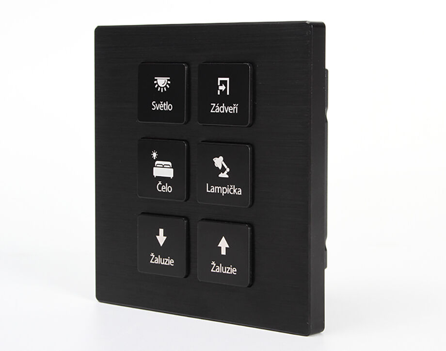 Customized Smart Hotel Luxury Black Color Cnc Metal Panel 12v Dc Dry ...