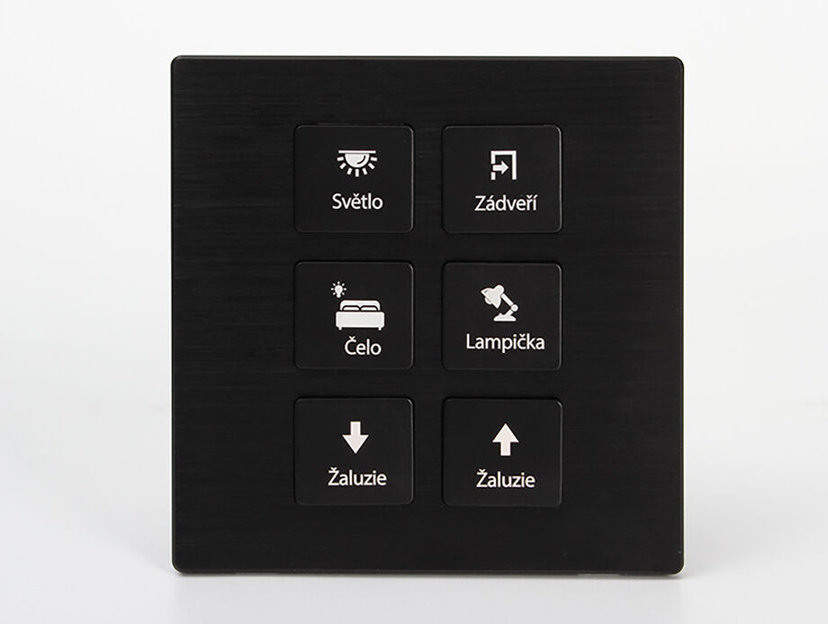 Customized Smart Hotel Luxury Black Color Cnc Metal Panel 12v Dc Dry ...