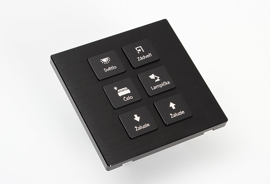 Customized Smart Hotel Luxury Black Color Cnc Metal Panel 12v Dc Dry ...