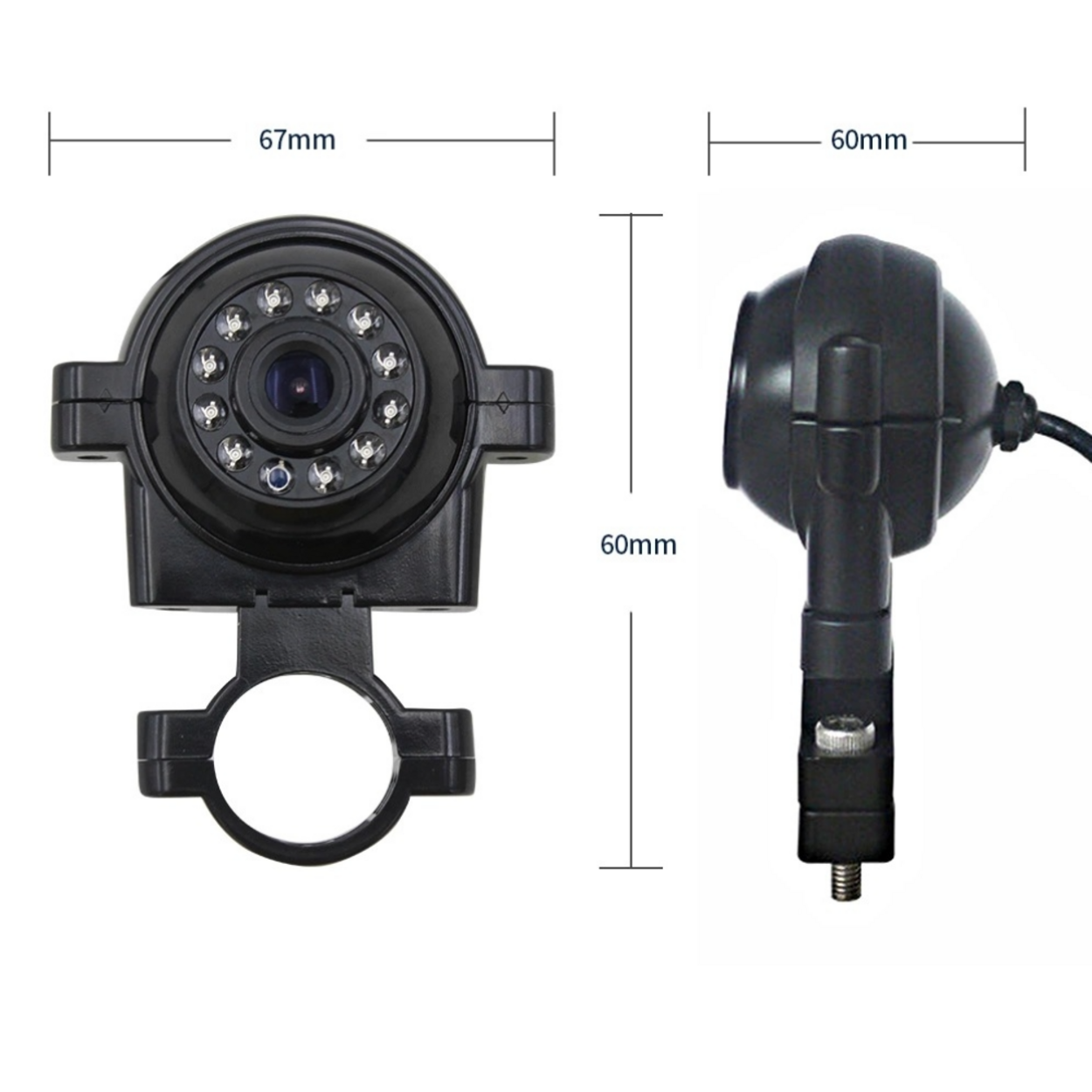 Caredrive Cc940 Customized Ceiling Mounted Camera 9-36v Hd Rear View ...