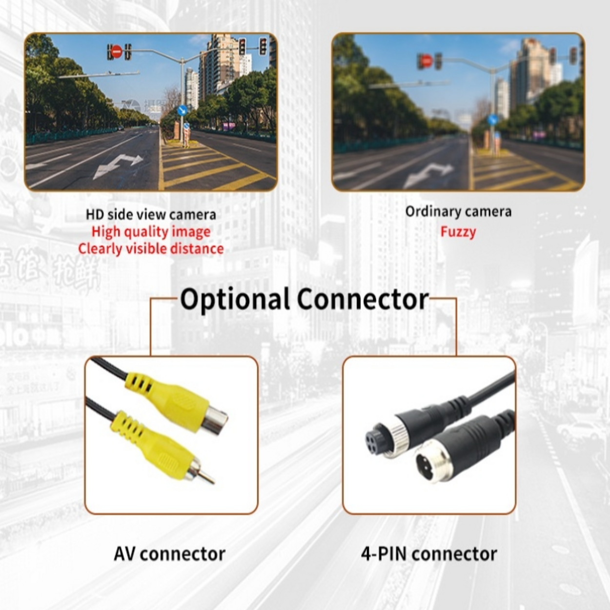 Caredrive Cc940 Customized Ceiling Mounted Camera 9-36v Hd Rear View ...