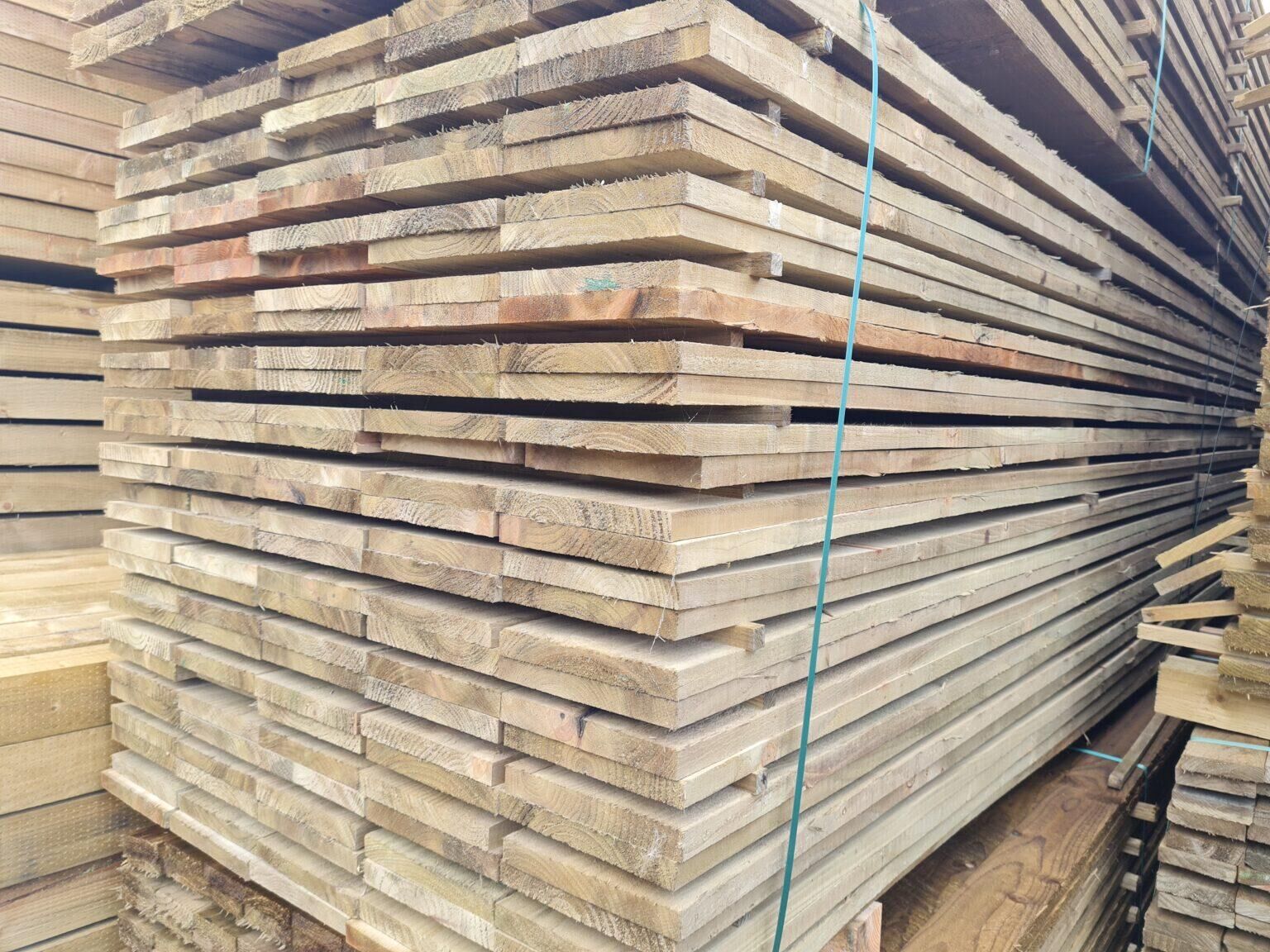 Planks Sawn Wood Timber Pine Spruce Planed Lumber Kiln Dried Wooden ...