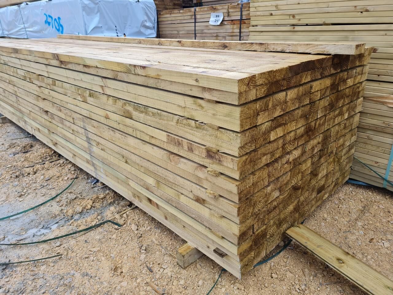 Planks Sawn Wood Timber Pine Spruce Planed Lumber Kiln Dried Wooden ...