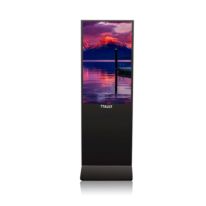 High Back Lcd Display Touch Advertising Kiosks 55 Inch Digital Signage ...