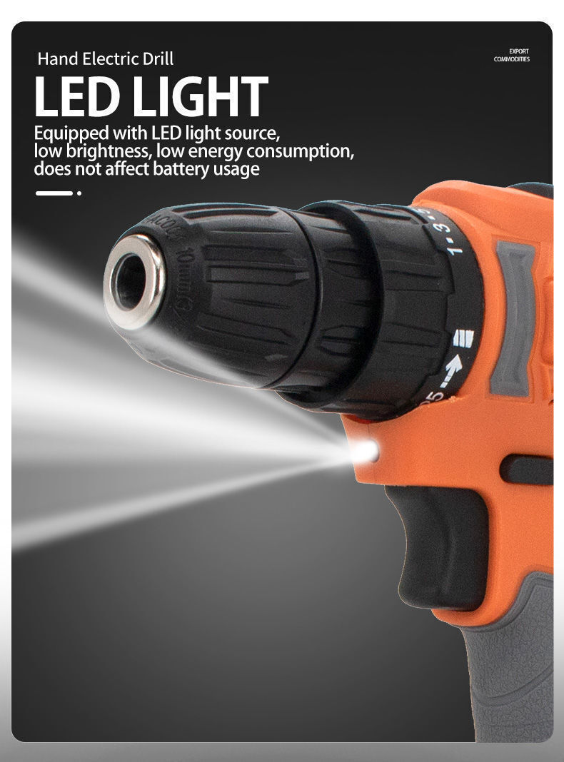 21v 2.0ah/4.0ah Powerful Hand Drilling Machine Cordless Drills Battery ...