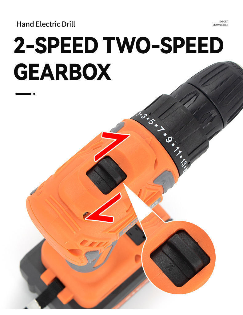 21v 2.0ah/4.0ah Powerful Hand Drilling Machine Cordless Drills Battery ...