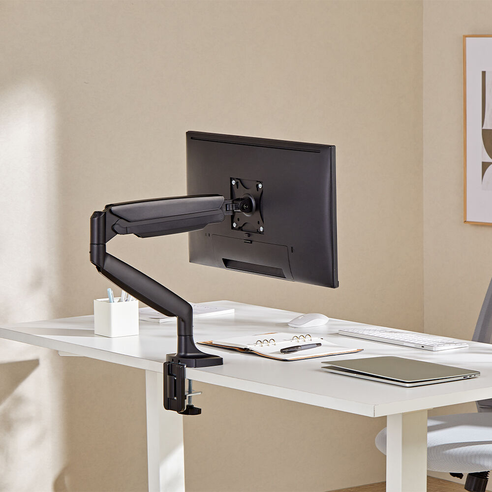 Heavy Duty Desk Mount Monitor Stand Gas Spring Monitor Arm For Up To 45 ...