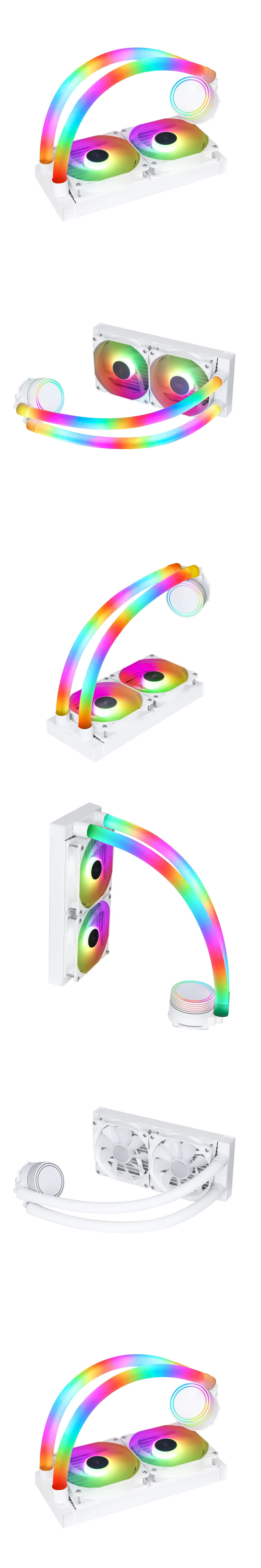 Argb 240mm Computer Cooling Radiator Gaming Pc Led Light Cooler ...