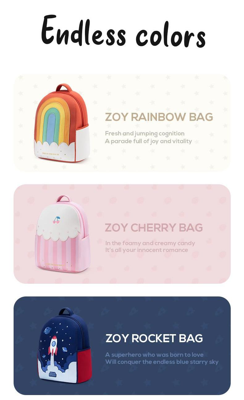 Zoyzoii 2024 Stylish Waterproof Kids Student Backpack Wholesale ...