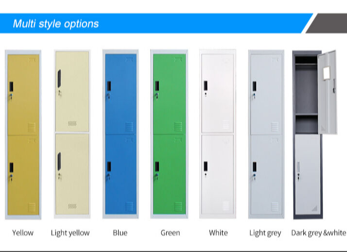 Hot Selling Single 2 Door Steel Locker Storage Cabinet Metal Student ...