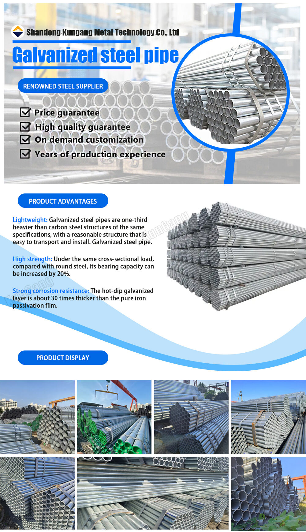 Low Price Gi Pipe Gi Pipe Sae 1008 1010 1020 Hot Dip Galvanized Round ...