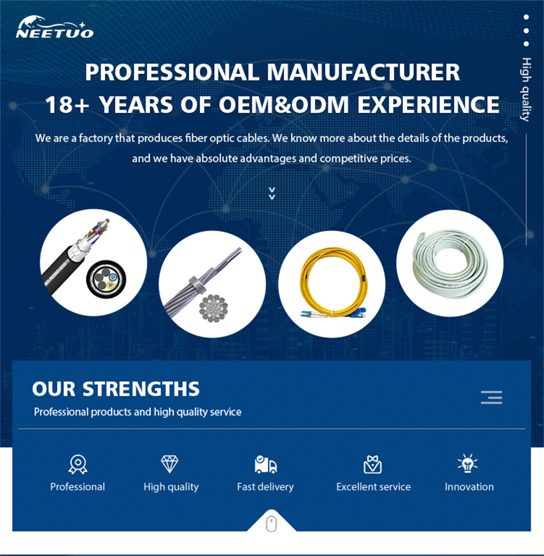 Outdoor Aerial Cable Adss Cable 24f 50m 100m Span Optical Fiber Cable ...