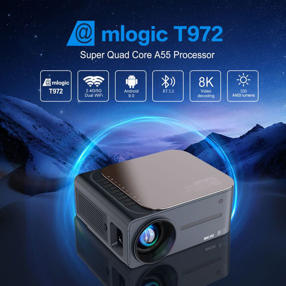 Topleo 4k 8k Lcd Beam Projector For Family Party Hotel Smart Phone ...