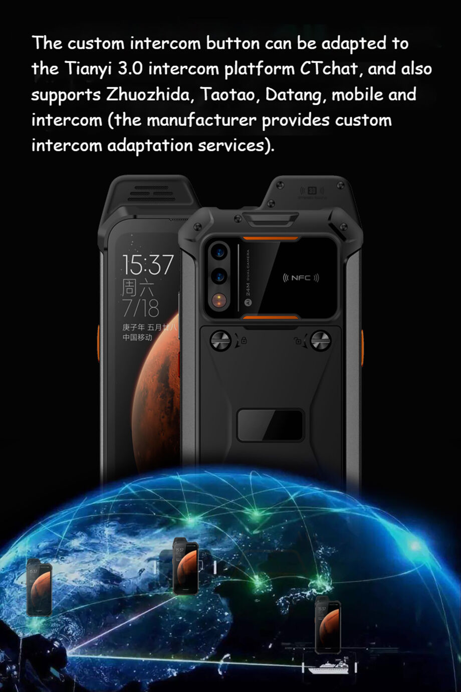 Ip68 Waterproof Rugged Phone 3g&4g Smartphone 6.3 Inch Hd+ Big Screen ...