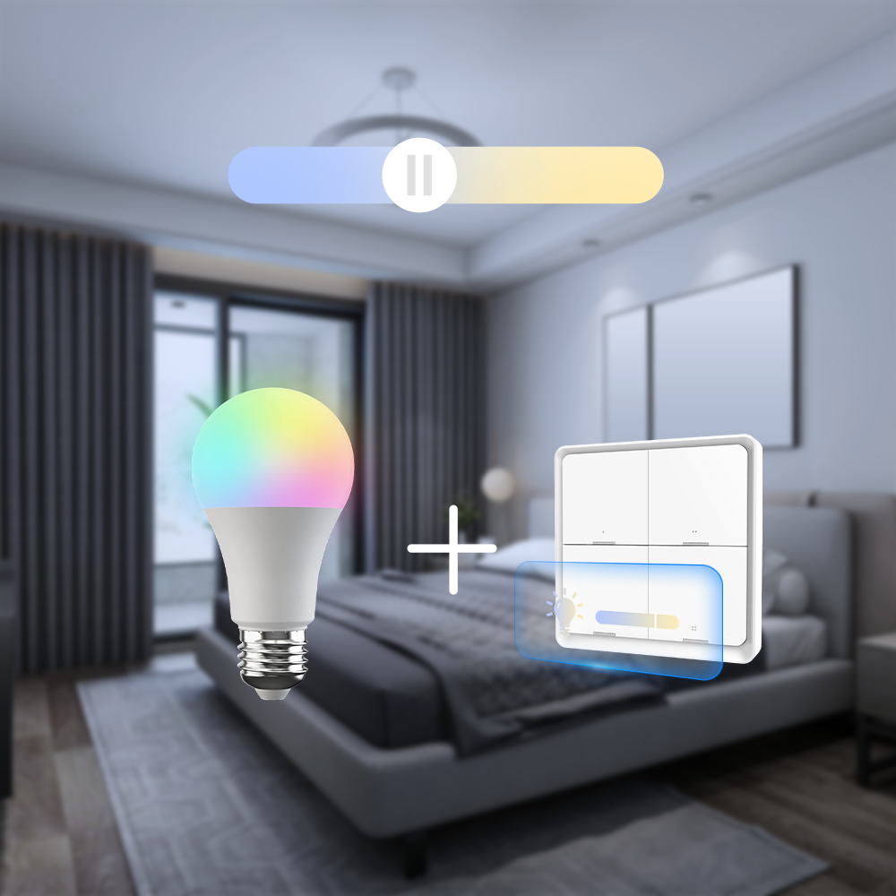 Home Automation Wireless Smart Button Scene Switch, Dimmer Function ...